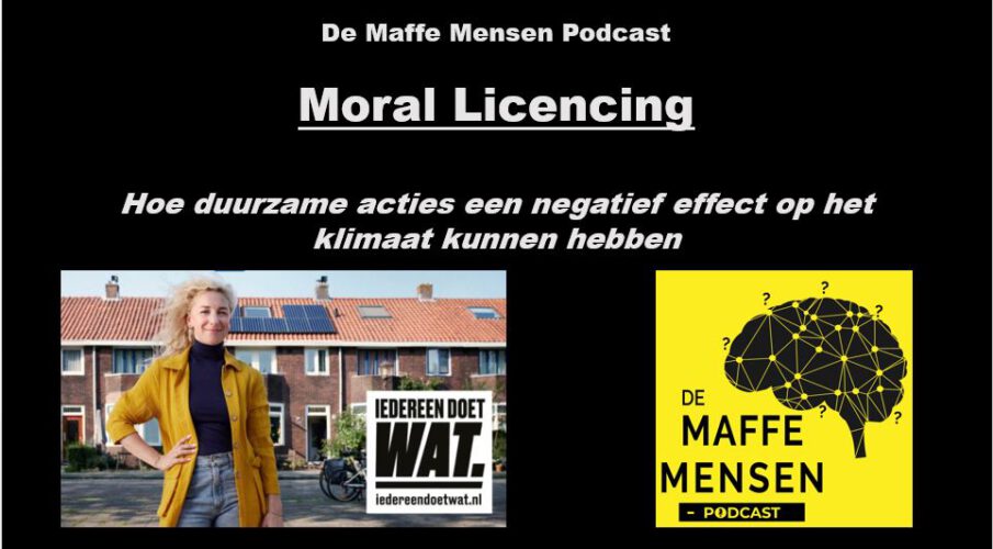 Groen gedrag en moral licensing: hoe duurzame acties een negatief ...